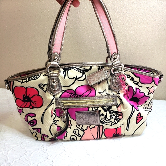 Coach | Bags | Coach Poppy Pedal Print Rocker Handbag | Poshmark